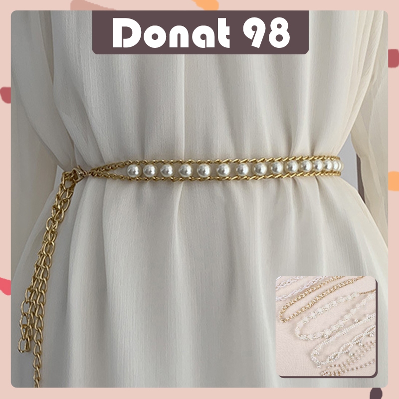Jual Sabuk Mutiara Ikat Pinggang Wanita Murah Disesuaikan Women Belts Adjustable Gaya Sederhana ...