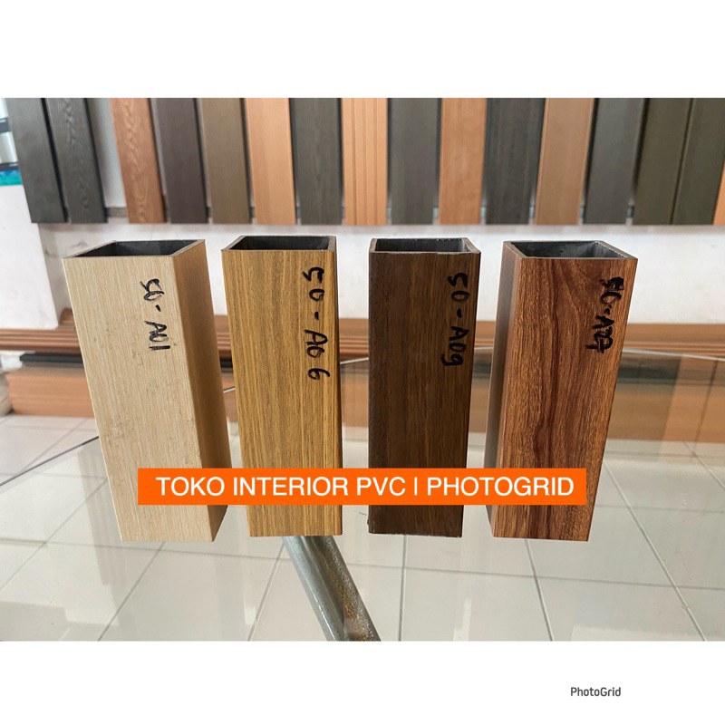 Jual Kisi kisi pvc indoor hollow pvc partisi pvc murah | Shopee Indonesia