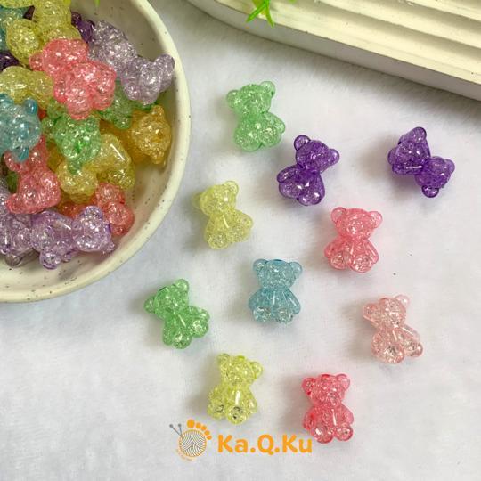 Jual ANEKA MANIK MOTE CRACK RETAK LOVE BEAR BINTANG 20 GRAM | Shopee ...