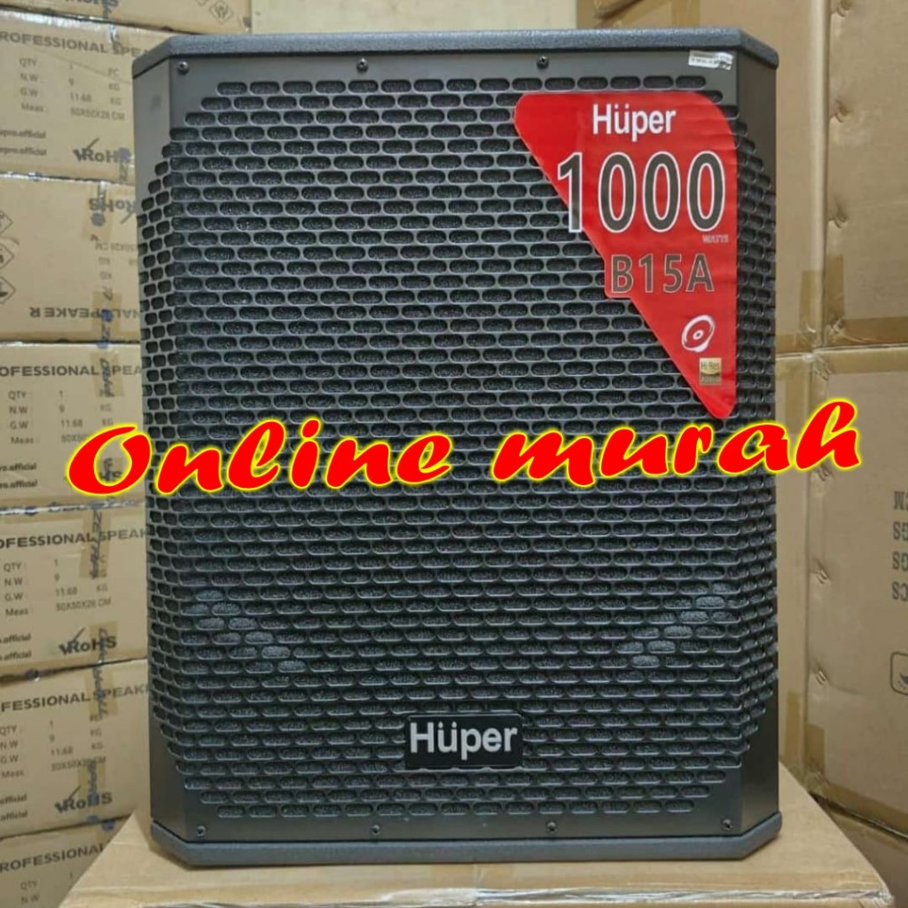 Jual subwoofer aktif huper b15a / b 15a / b15 a 15 inch 1 buah original ...
