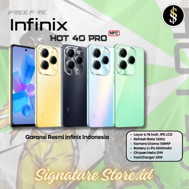 Jual Infinix HOT 40 Pro RAM 8/256GB Garansi Resmi | Shopee Indonesia