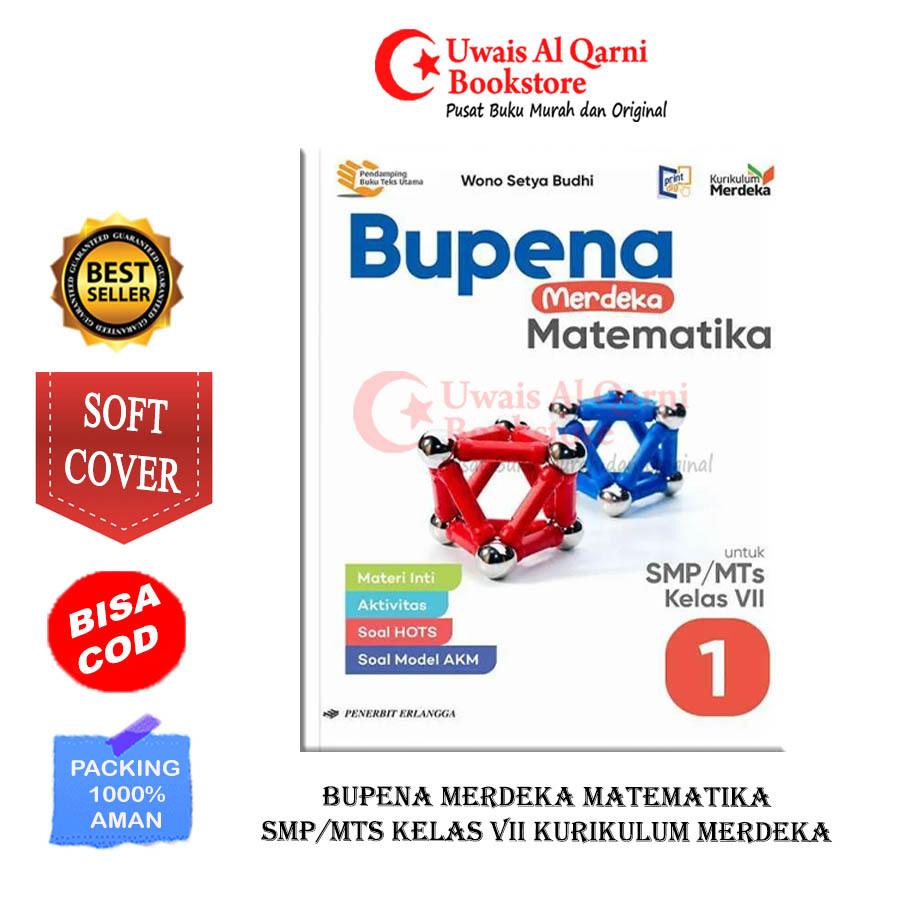 Jual BUPENA MERDEKA MATEMATIKA SMP/MTS KELAS 7 8 9 KURIKULUM MERDEKA - ERLANGGA | Shopee Indonesia