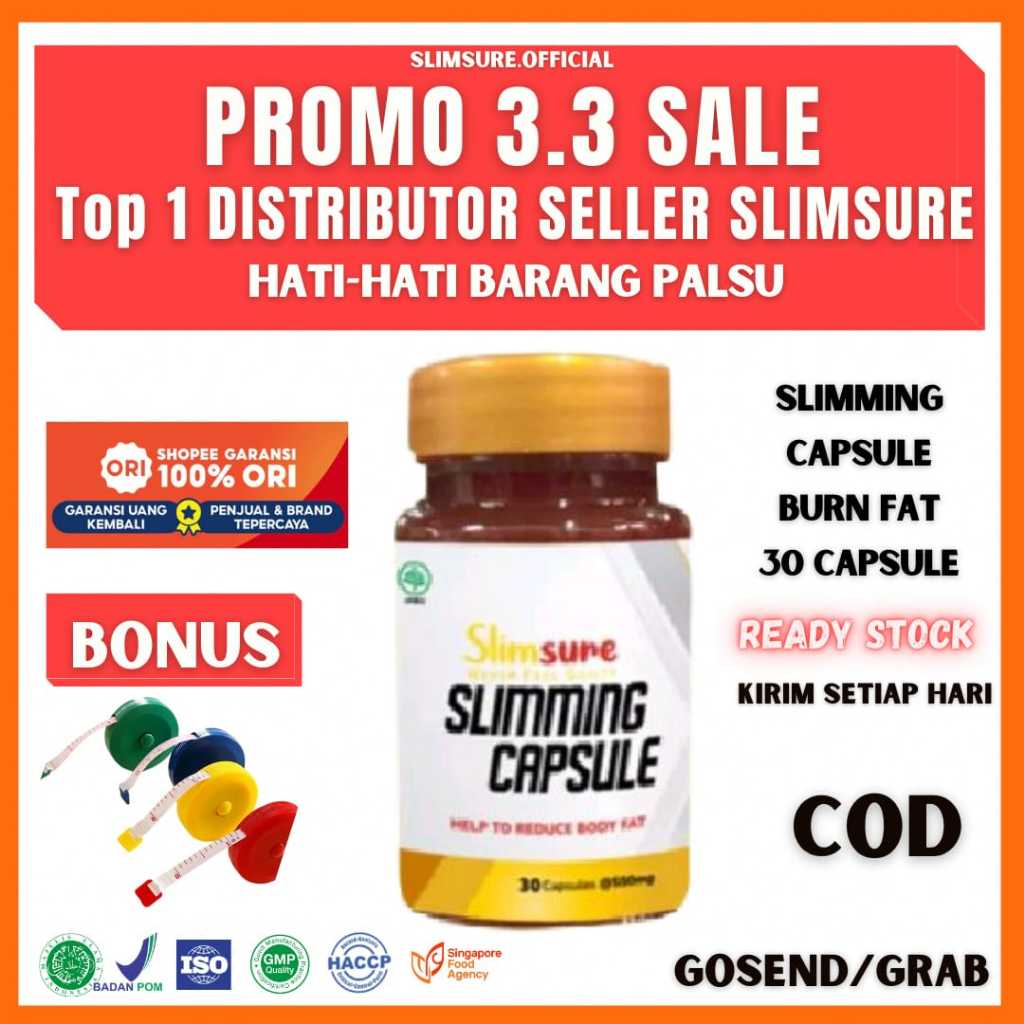 Jual SLIMSURE BURN FAT ( pelangsing - penurun berat badan - detox ...