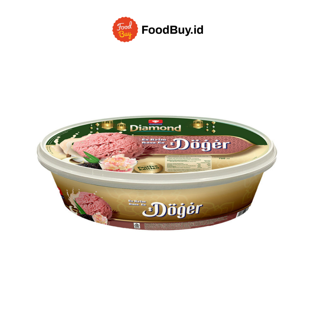 Jual Diamond Es Krim Rasa Es Doger 700ml | Shopee Indonesia