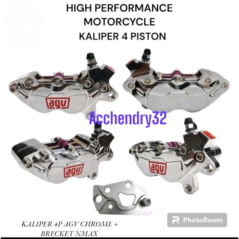 Jual AGV Original Kaliper Monoblok 4Piston+Breket Pnp Yamaha Nmax | Shopee Indonesia
