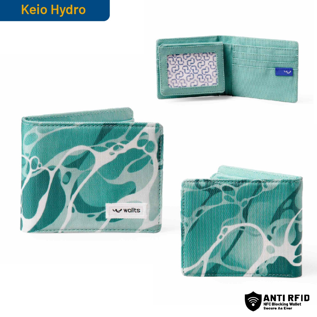 Jual Wallts Dompet Lipat Kanvas Pria Anti Air - Keio Motif | Shopee Indonesia