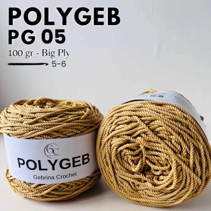 Jual Benang Rajut Polygeb Big Ply (D30) Gebrina Crochet (PART 1 ...