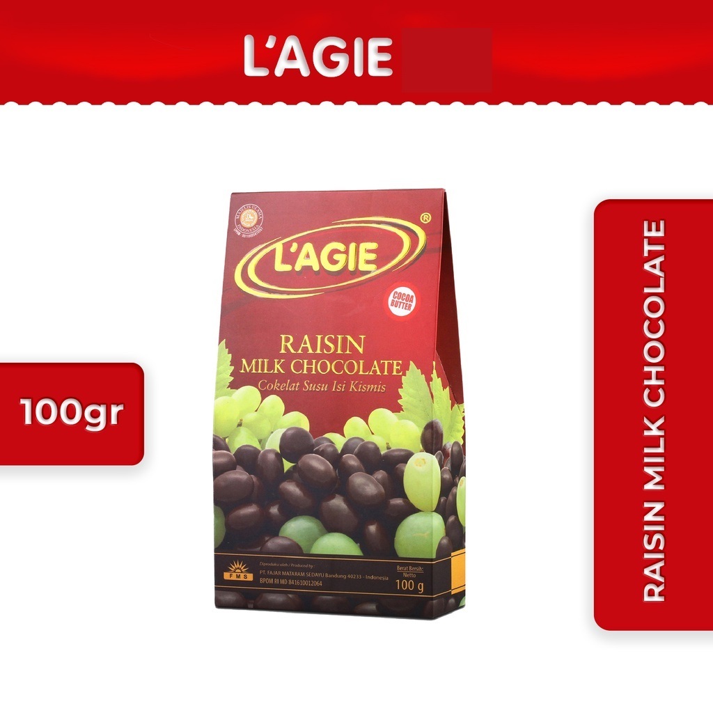 Jual L' Agie milk raisin 100gr | Shopee Indonesia