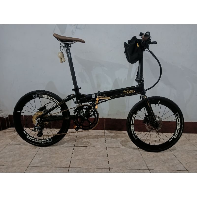 Jual Sepeda lipat fnhon blast full upgrade spek balap | Shopee Indonesia