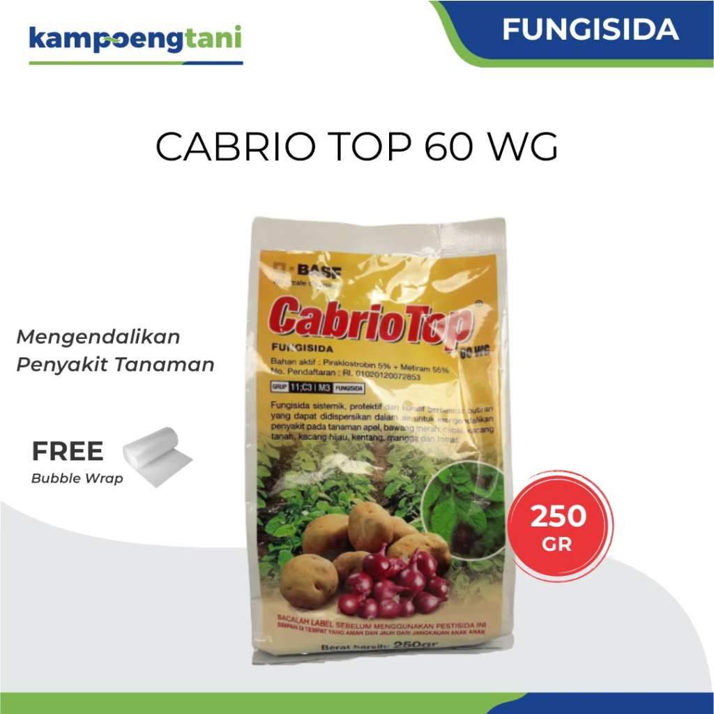 Jual Kampoeng Tani - Cabrio Top 60 WG 250 gram Fungisida Sistemik ZPT ...