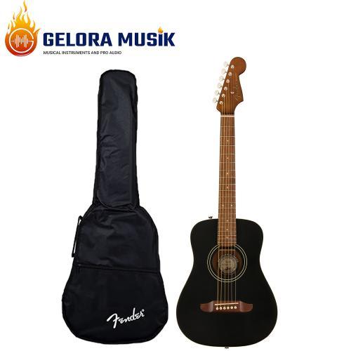 Jual Gitar Akustik Mini Fender FSR California Redondo w/Bag, Black ...
