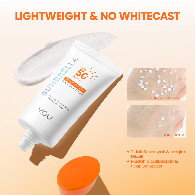 Jual YOU Sunscreen Tone Up UV ElixirSPF 50+/PA++++ | Shopee Indonesia