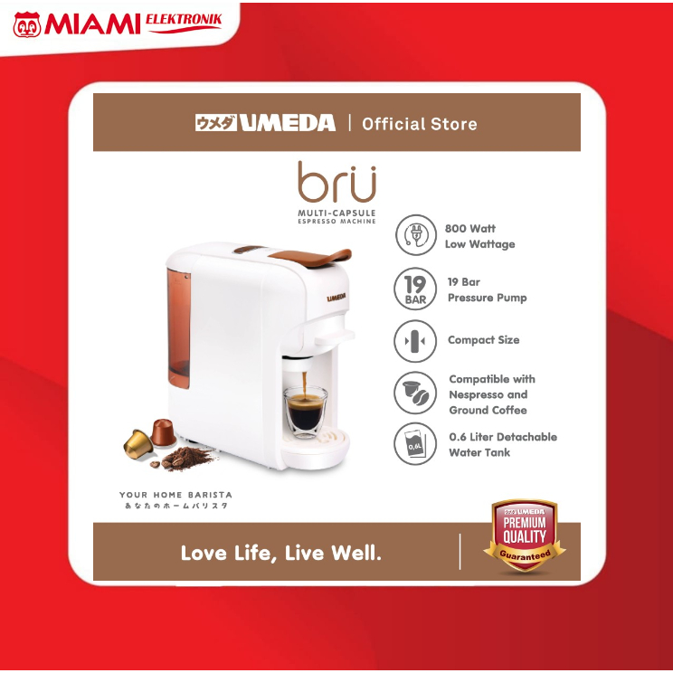 Jual Umeda Bru Mesin Kopi Multi Kapsul / Nespresso Capsule Coffee Maker ...