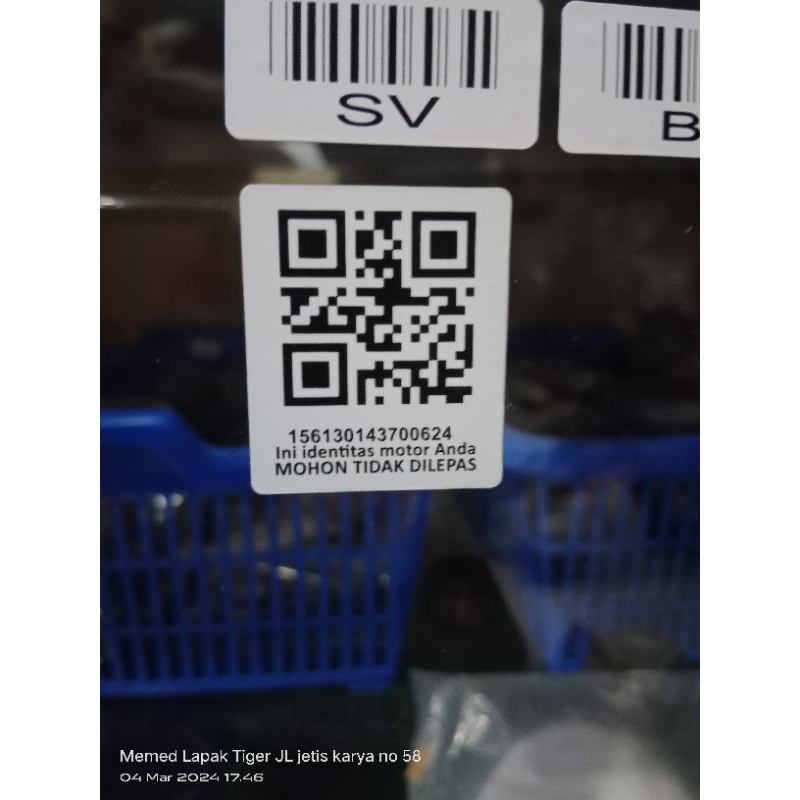 Jual stiker Quaris barcode body motor honda all matic | Shopee Indonesia