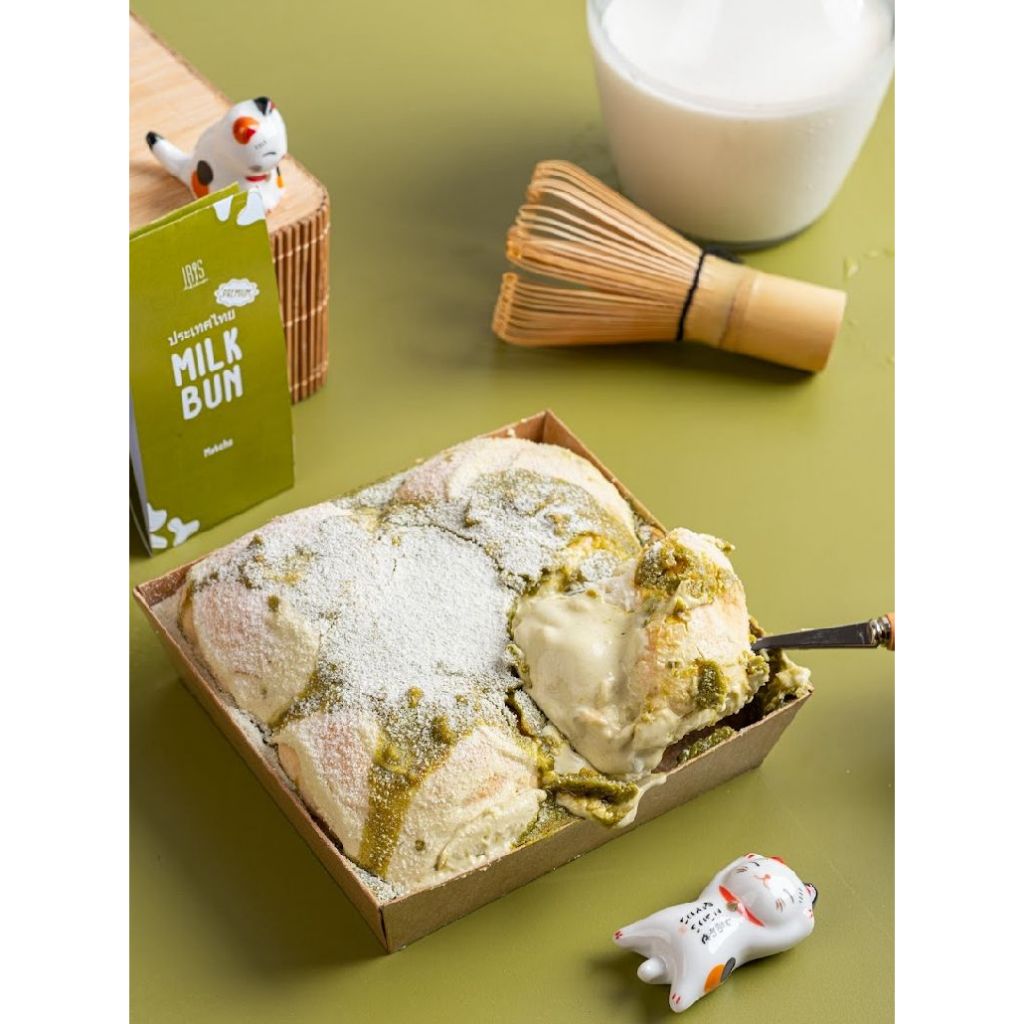Jual MILK BUN THAILAND MATCHA milkbun viral | Shopee Indonesia
