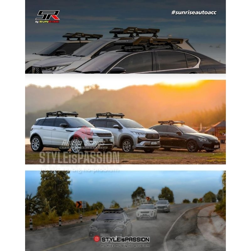 Jual Roof Rack Agya Ayla Calya Sigra Etios Rocky Raize New Rhiino Rack ...