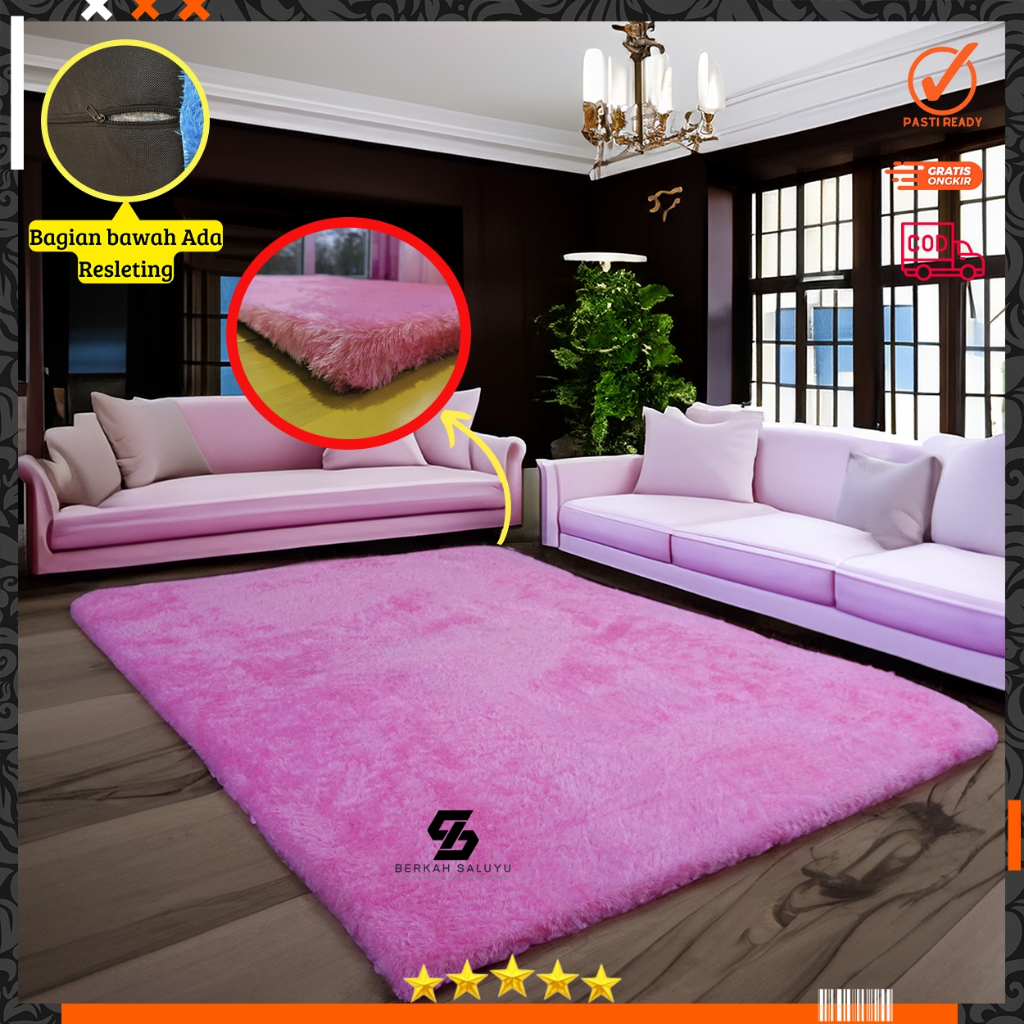 Jual Karpet lembut bahan bulu rasfur ukuran 160x100 cm | Shopee Indonesia