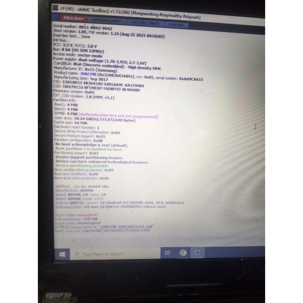 Jual emmc advan G9 model: 6501 | Shopee Indonesia