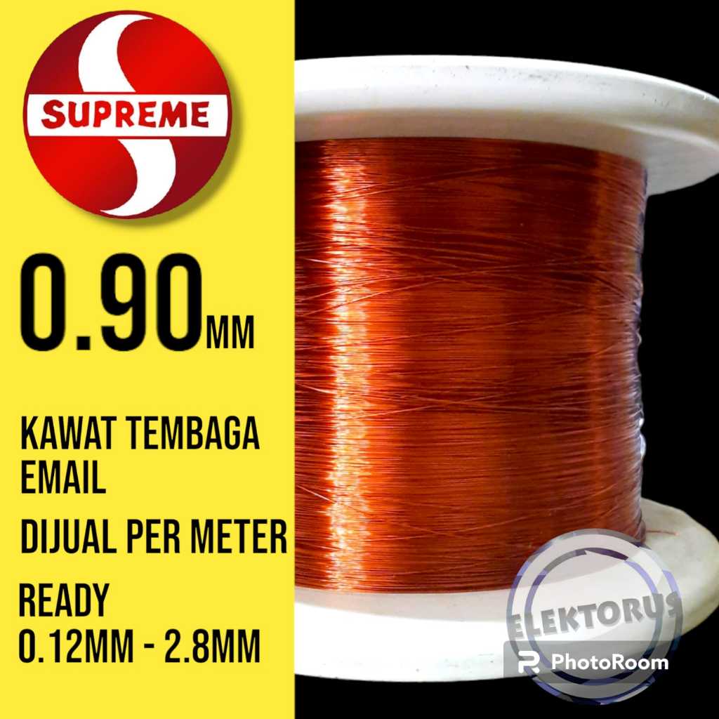 Jual Kawat Tembaga Email 0.90mm SUPREME METER 0.90 mm 0.9mm 0.9 mm | Shopee Indonesia