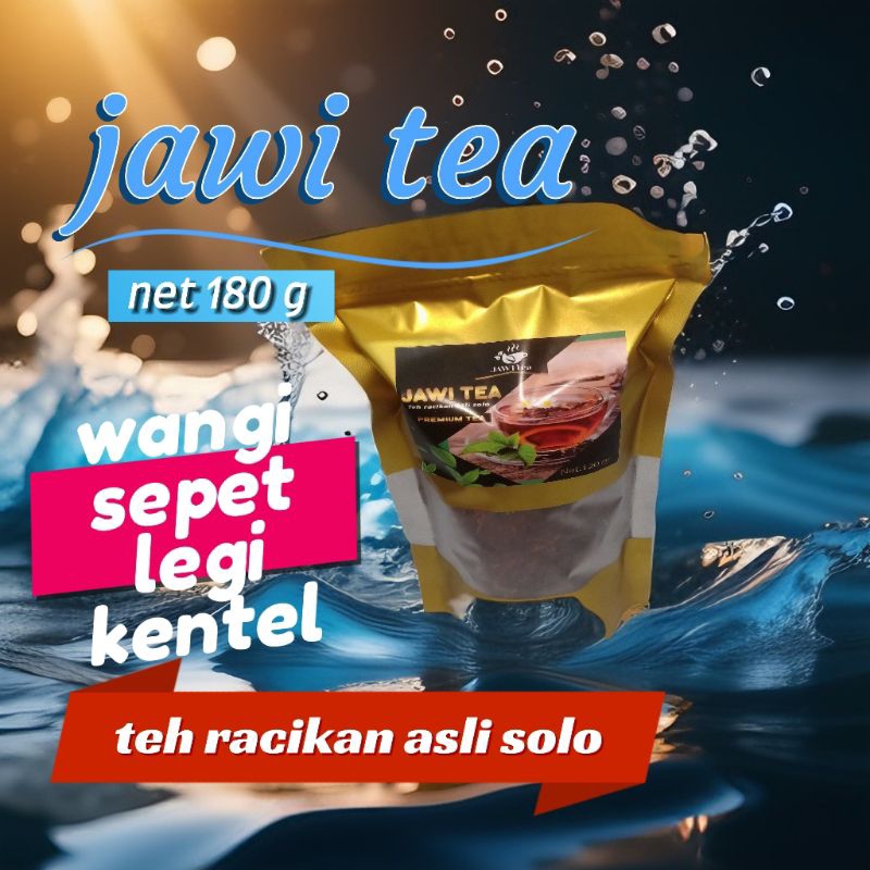 Jual teh solo racikan jawitea 180g,wangi sepet legi kentel || cocok ...