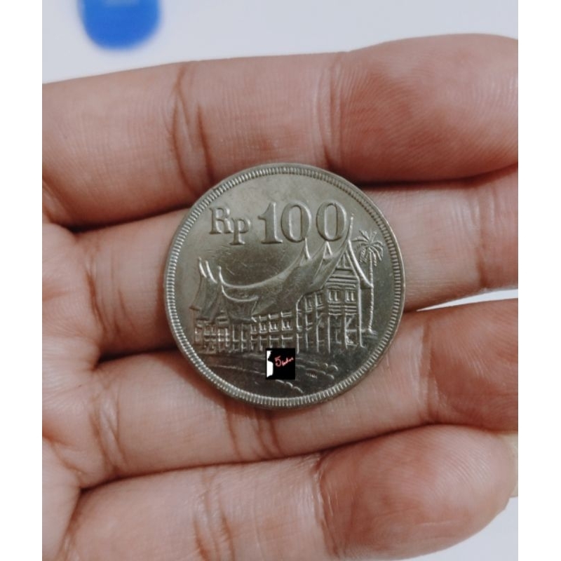 Jual duit koin kuno asli indonesia 100 rupiah tebal tahun 1973 kondisi ...