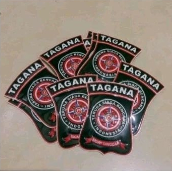 Jual Stiker Embos Timbul Logo TAGANA | Shopee Indonesia