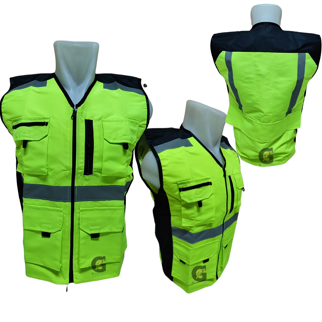Jual Rompi K3 Safety Umum Untuk Pekerjaan Proyek Bahan Anti Air Taslan ...