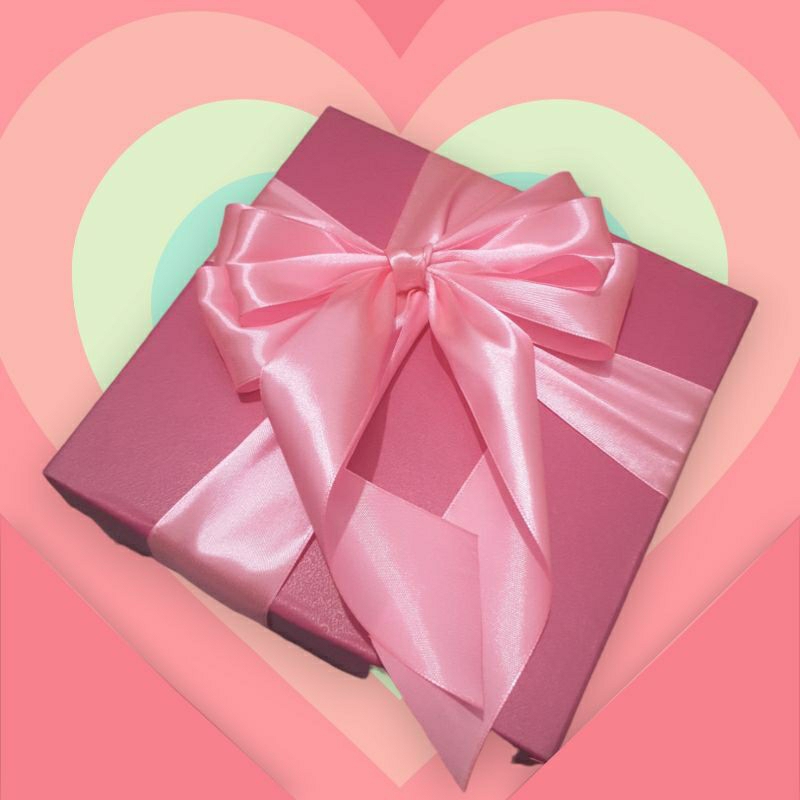 Jual Kotak Kado Pink 20 cm x 20 cm x 8 cm | Shopee Indonesia