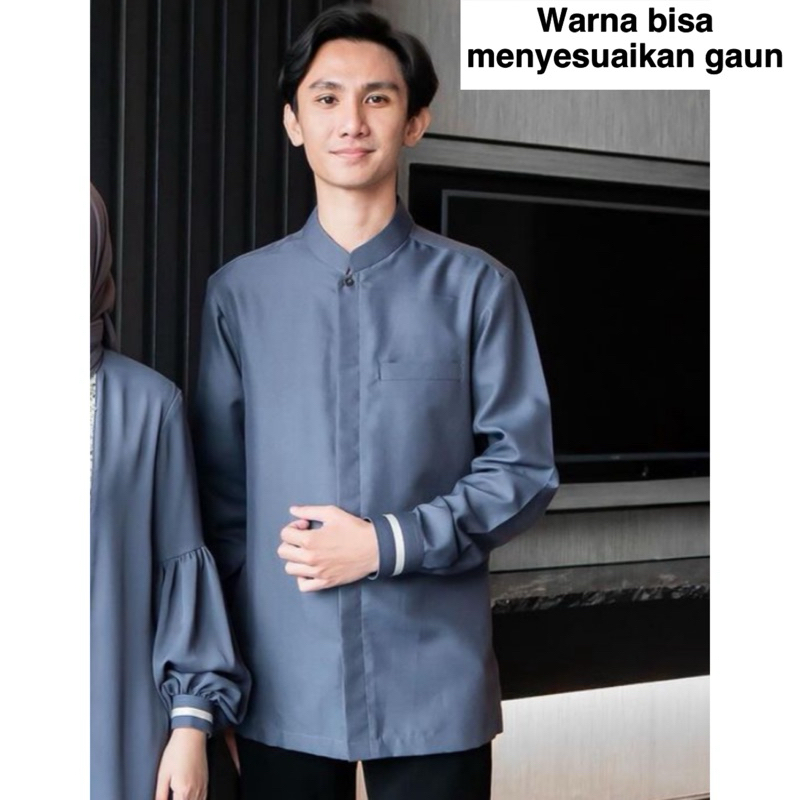 Jual GAUN INARA /GAUN LEBARAN / COUPLE RAYA / SARAH LABEL | Shopee ...