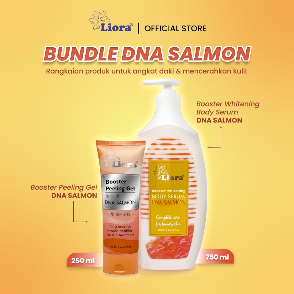 Jual LIORA PAKET BUNDLE DNA Salmon | Body Serum DNA Salmon 750ml dan ...