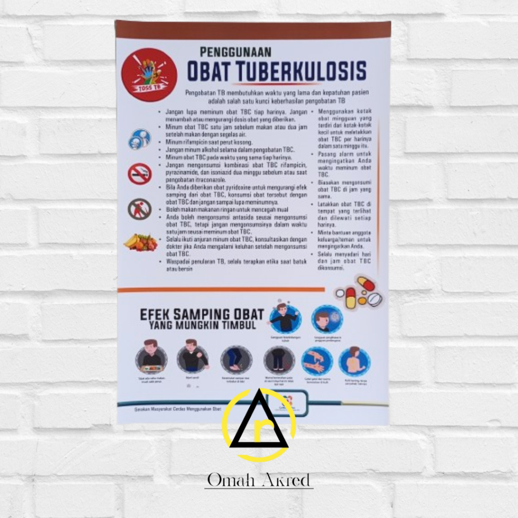Jual Poster Penggunaan Obat Tuberkulosis - TBC - Farmasi - Apotek | Shopee Indonesia