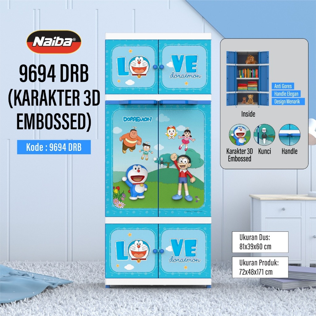 Jual LEMARI MSC 3D EMBOSSED - 9694 (KARGO) | Shopee Indonesia