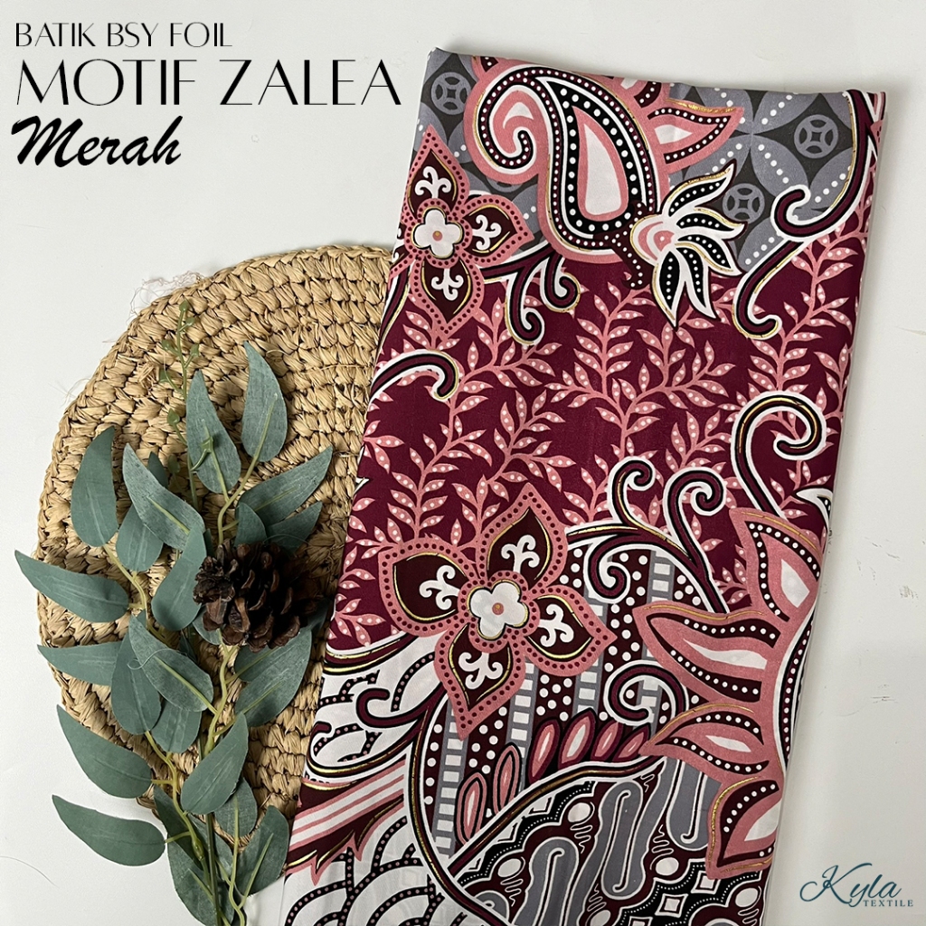 Jual 1/2 METER KAIN BATIK BSY FOIL HALUS BAHAN ROK KEBAYA&SERAGAMAN ...