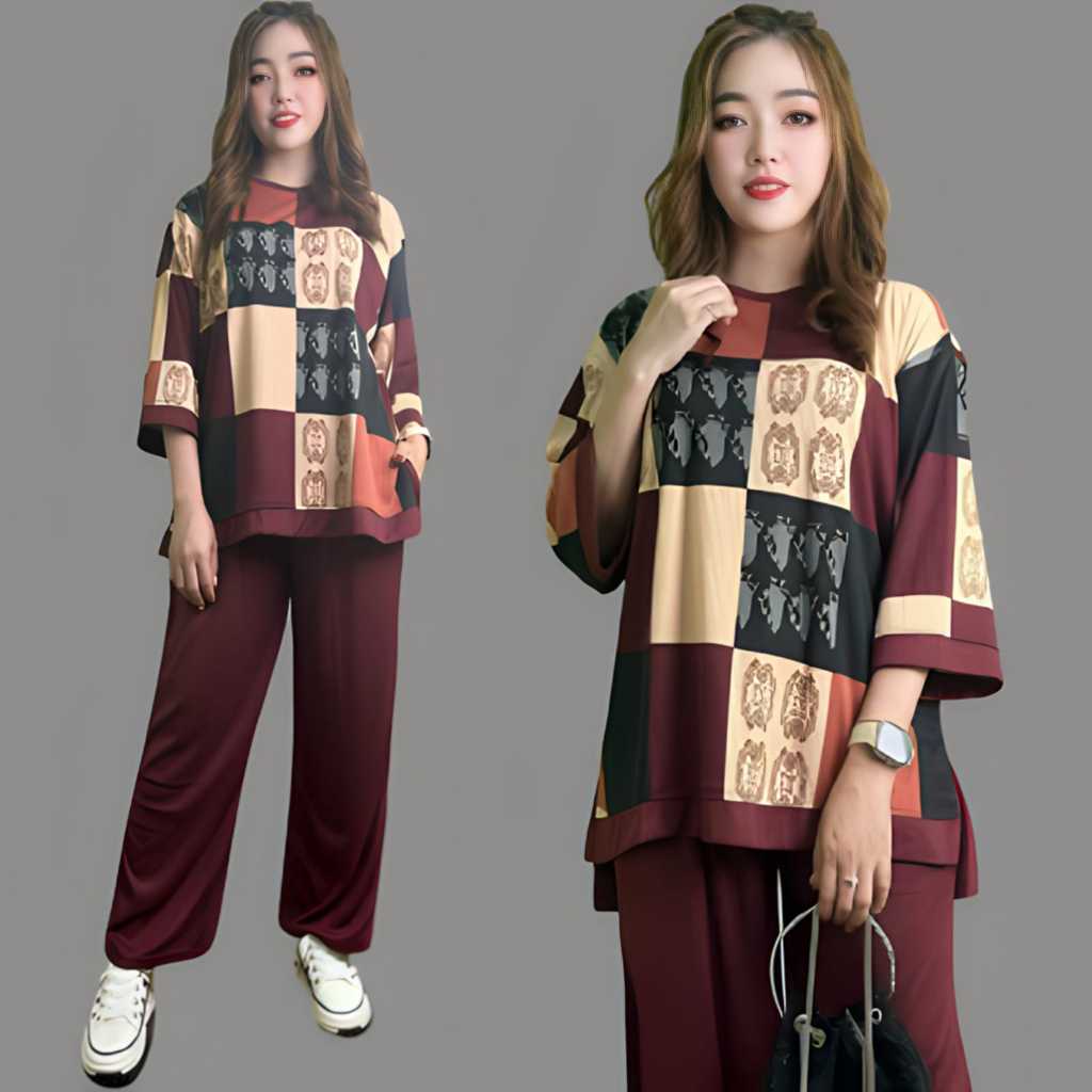 Jual KIARA SET LD 120 - SETELAN KNIT WANITA BAJU DAN CELANA | Shopee Indonesia