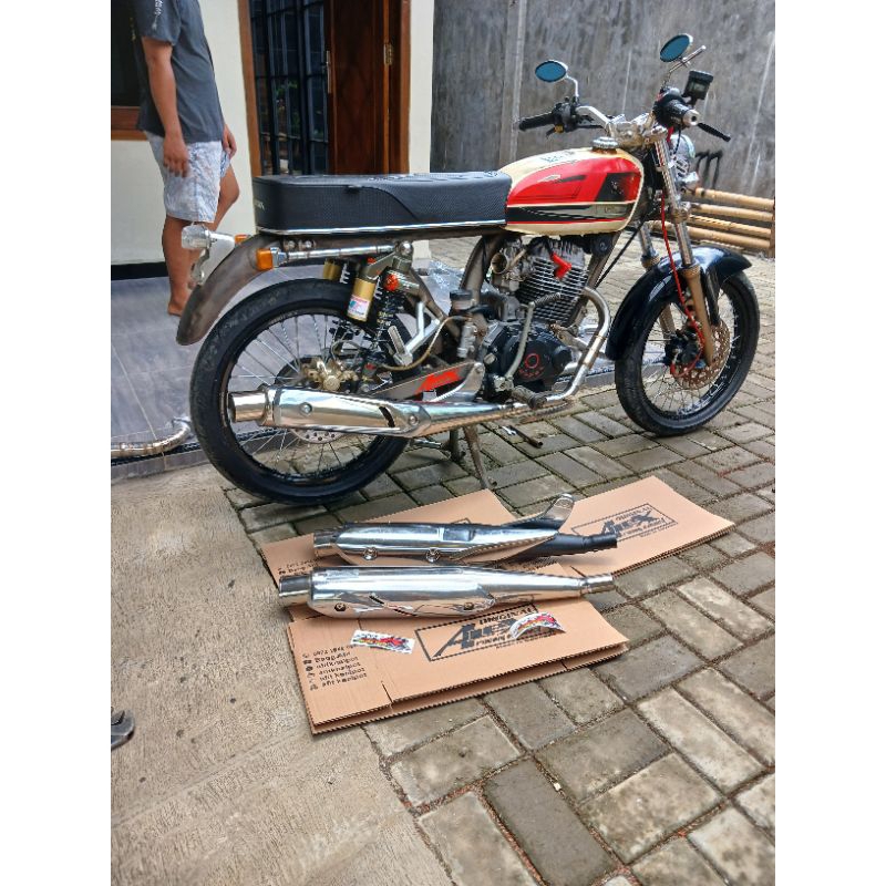 Jual knalpot freflo freeflow cb gl mp herex babss dan plor | Shopee ...