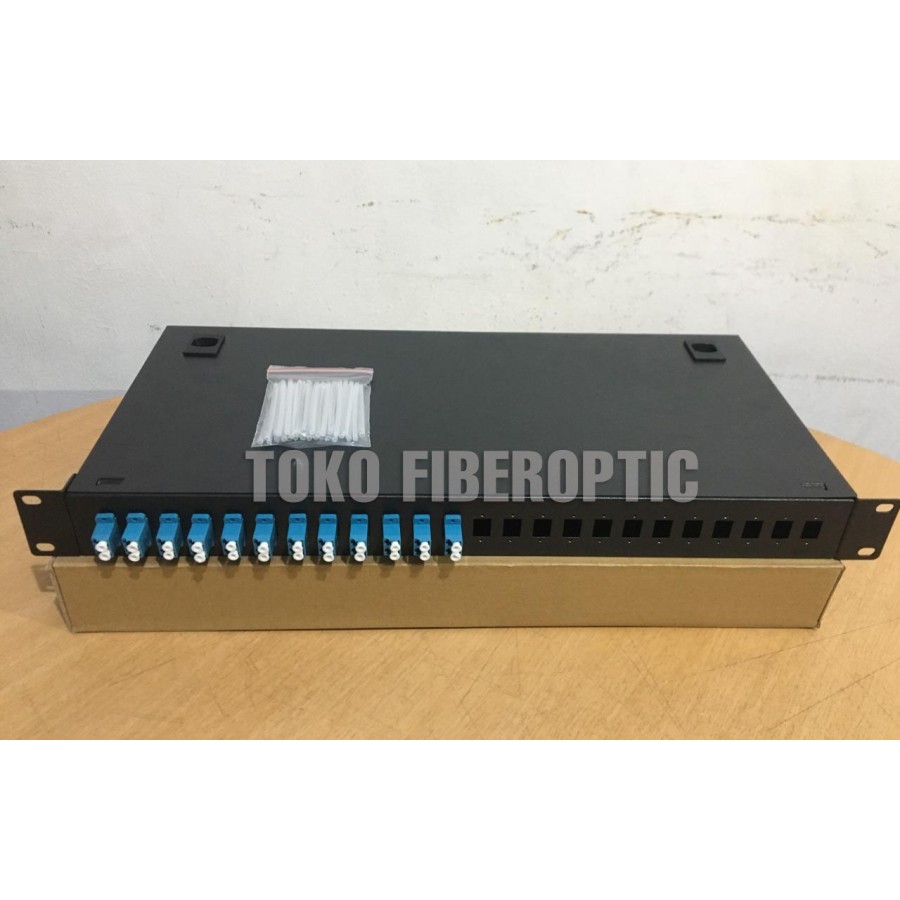 Jual OTB 24 port rackmount LC singlemode/ ODF 24 port LC | Shopee Indonesia