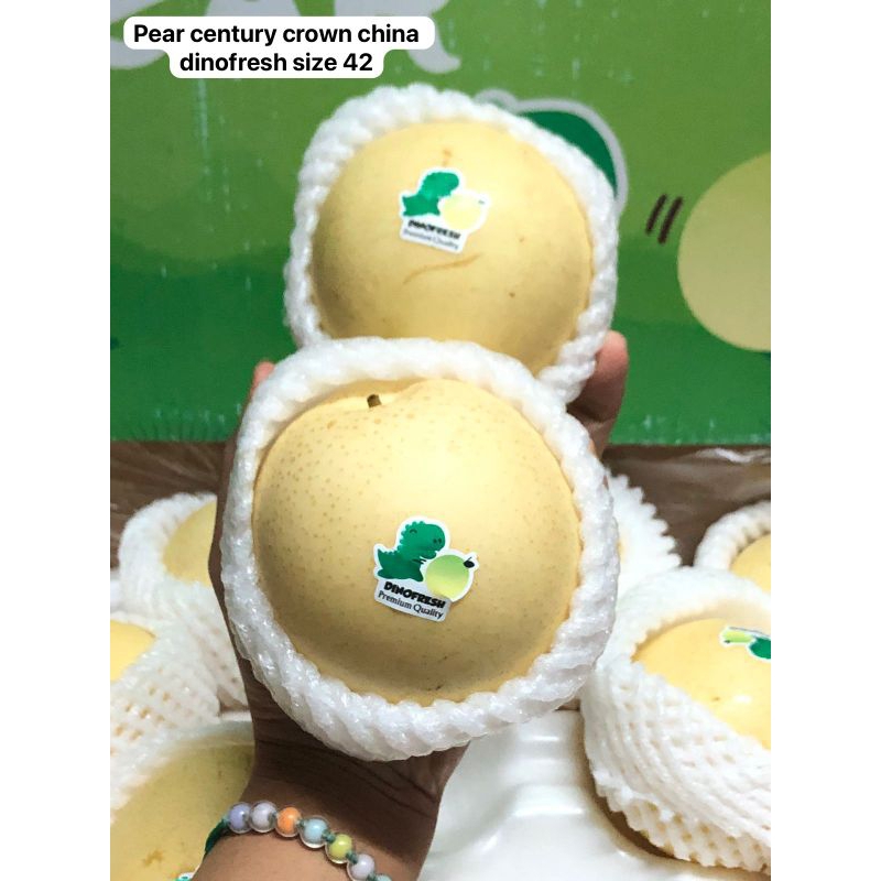 Jual pear century crown dinofresh size 48 / kg | Shopee Indonesia
