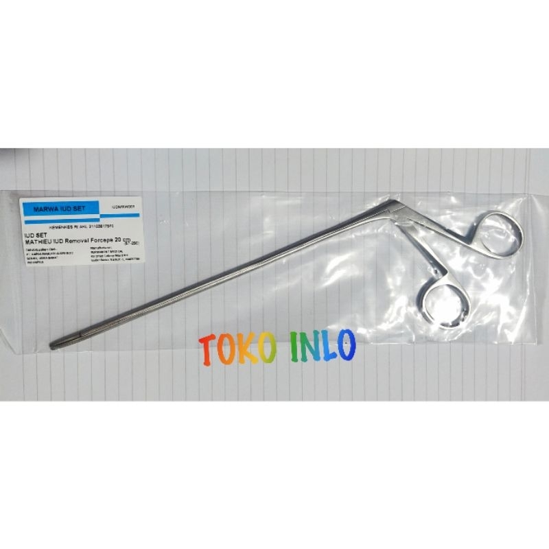 Jual Aligator IUD 20 cm original Marwa/Mathieu IUD Removal Forceps 20 ...