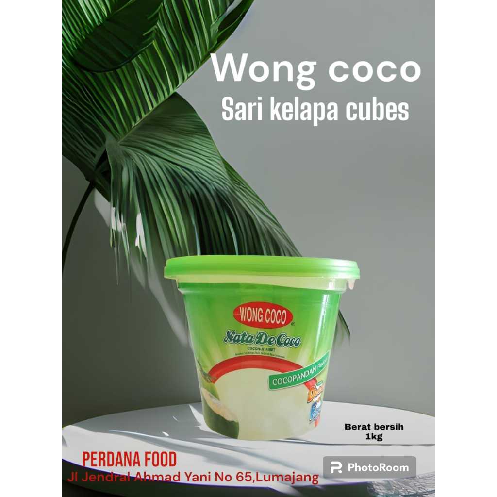 Jual Wong Coco Nata De Coco Cubes Cocopandan 1 kg / Dugan / Aloe Vera ...