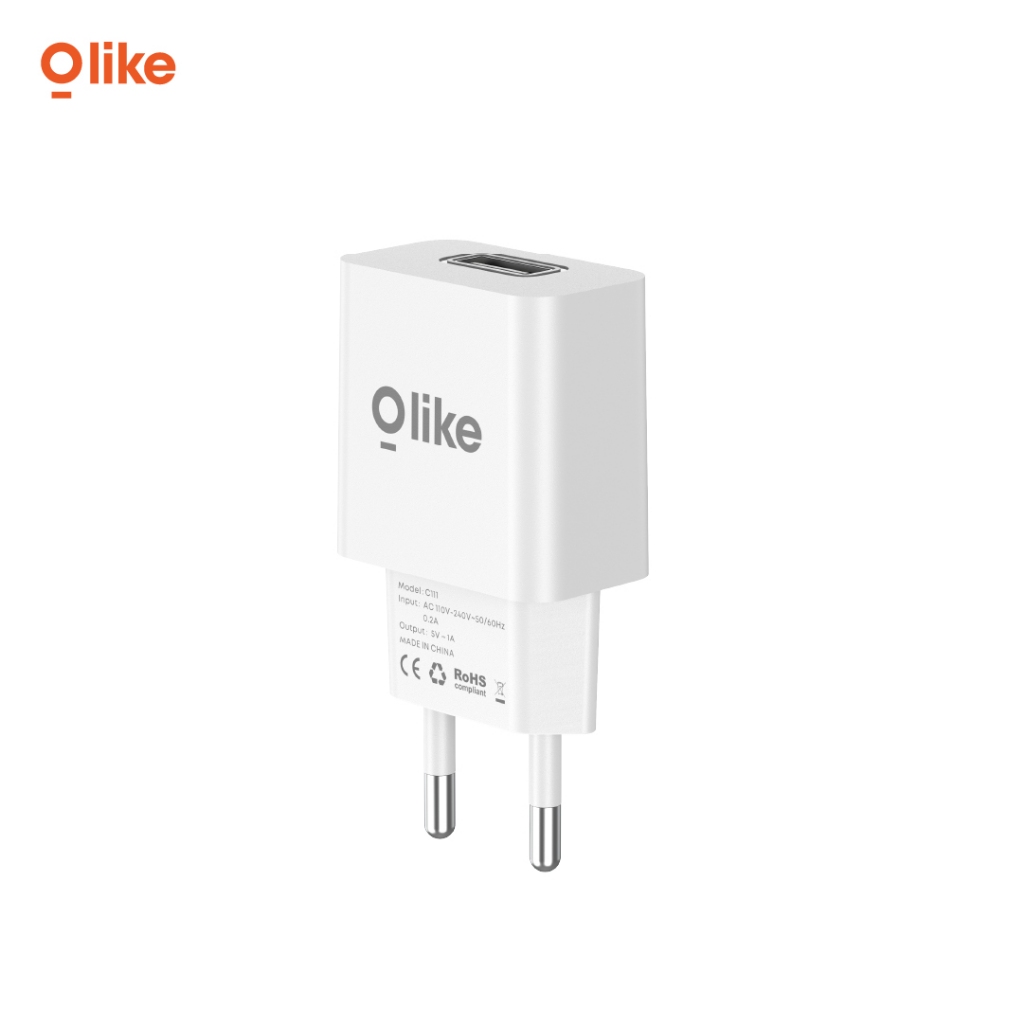 Jual Olike Kepala Charger C111 1A Output Smart Chip | Shopee Indonesia