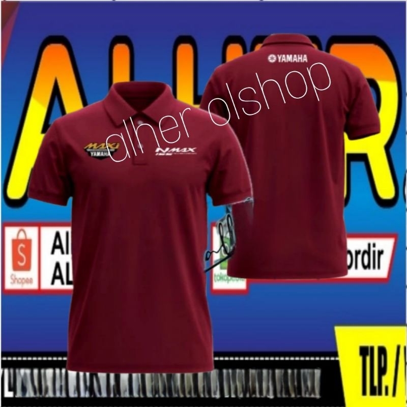 Jual kaos Yamaha NMAX baju Yamaha NMAX baju polo Yamaha NMAX seragam ...