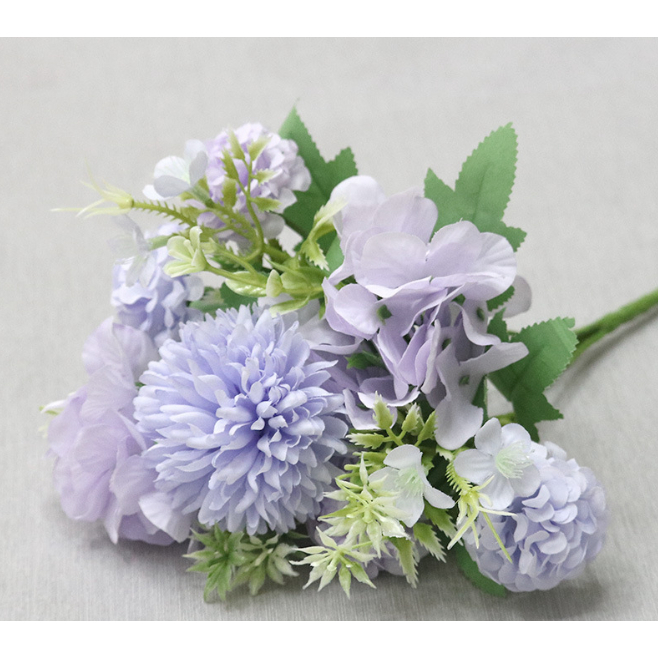 Jual [FlowerWorld]Artificial Bunga Hydrangea Mix Bunga Tangkai Plastik ...