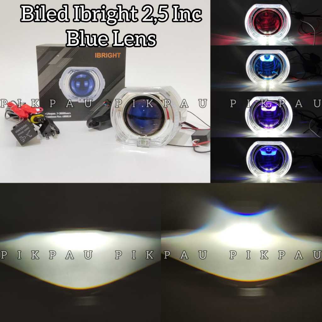 Jual Paket Bundling Lampu Biled IBRIGHT 2,5 Inc Original Dengan KABEL ...