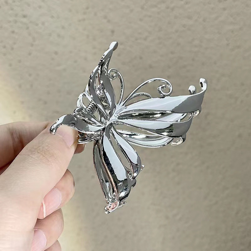 Jual Jedai Logam 7.5cm Kupu Kupu Jepit Rambut Alloy Jumbo Jepit Rambut ...