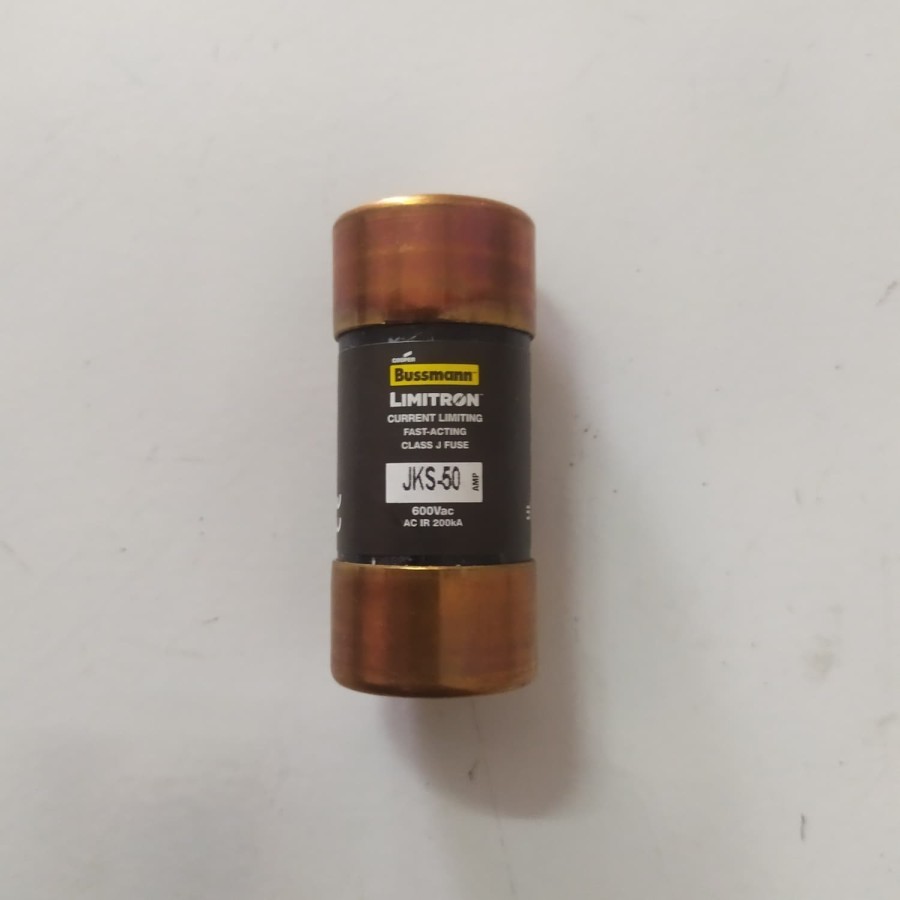 Jual Fuse JKS-50 50A 600V 200KA Fast acting Class J Bussmann Fuse JKS ...