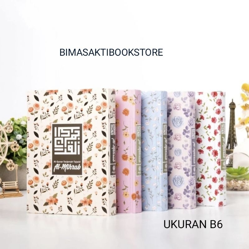 Jual AL QURAN TERJEMAH AL MIHRAB UKURAN B6 HC TAJWID WARNA RAINBOW AL ...