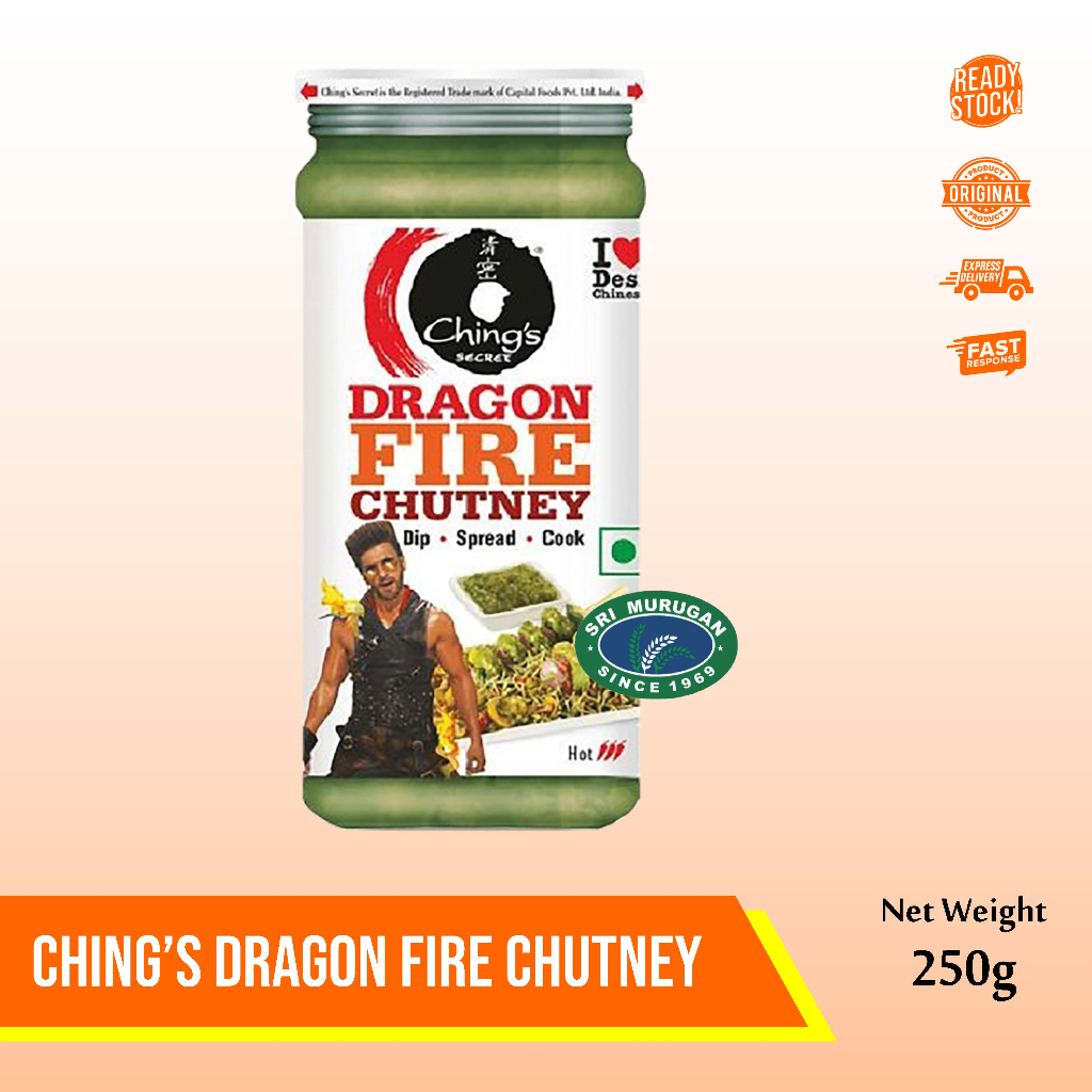 Jual CHING'S DRAGON FIRE CHUTNEY 250G | Shopee Indonesia