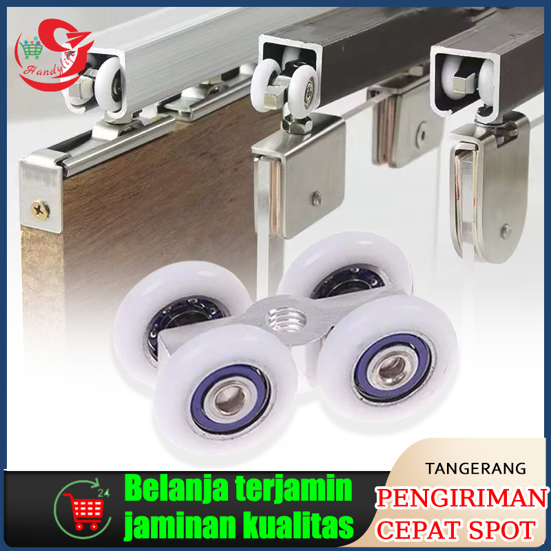 Jual Rel Pemandu Pintu Geser/Roda Pintu Geser/Roda Gantung Kamar Mandi ...