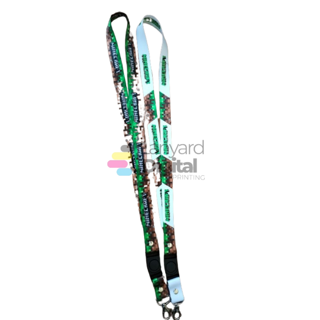 Jual Tali ID Card MINECRAFT / Tali Lanyard printing MINECRAFT | Shopee ...