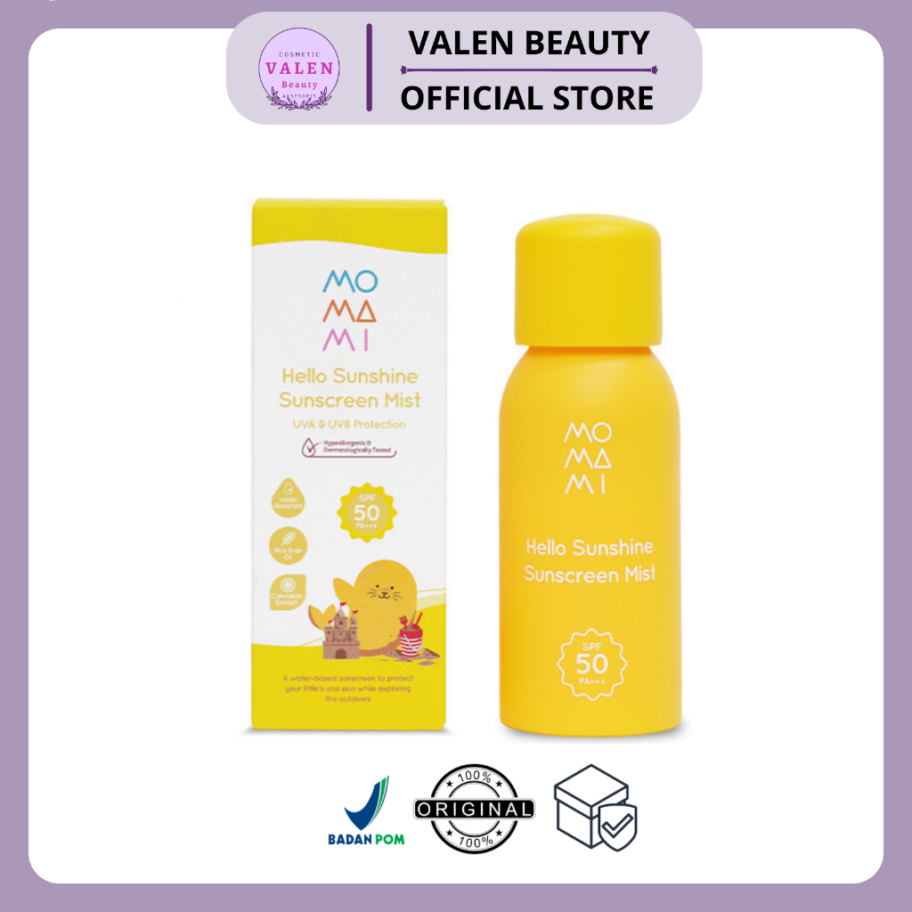 Jual Momami Hello Sunshine Sunscreen Mist 80ml | Shopee Indonesia